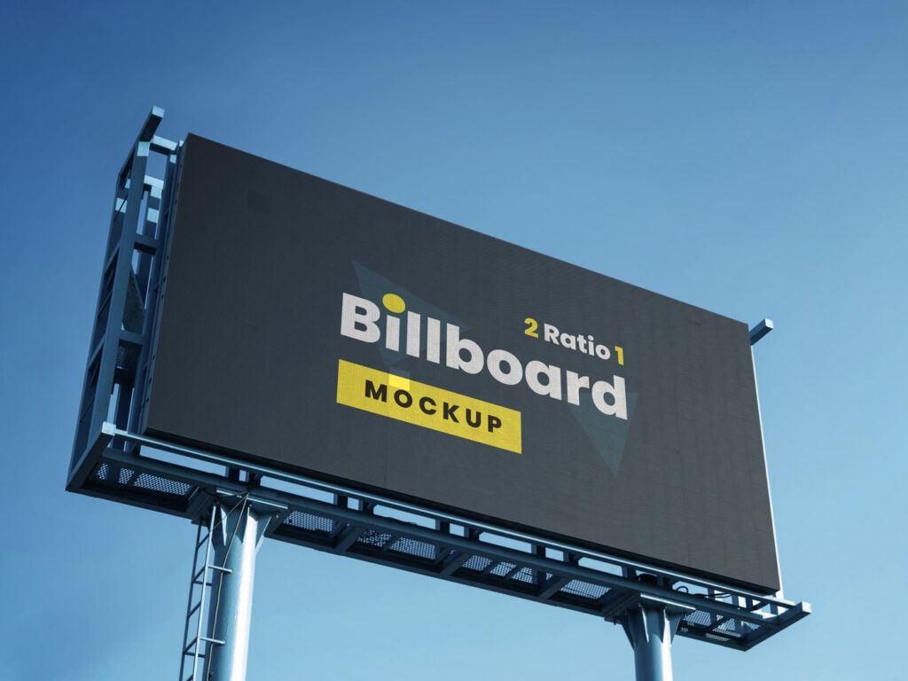 Advertisement Outdoor Billboard Mockup - Free Download Advertisement Outdoor Billboard Mockup - Free Download